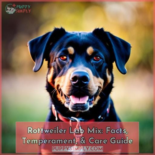 Rottweiler Lab Mix: Facts, Temperament, & Care Guide
