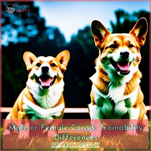 Male Or Female Corgis Trainability Differences