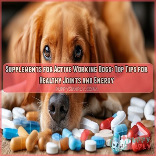 Supplements for Active Working Dogs: Top Tips for Healthy Joints and Energy