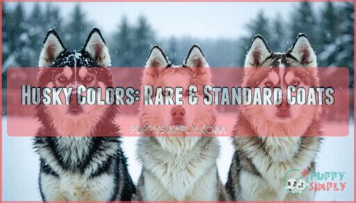 Husky Colors: Rare & Standard Coats