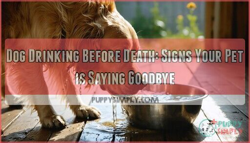 Dog Drinking Before Death: Signs Your Pet is Saying Goodbye