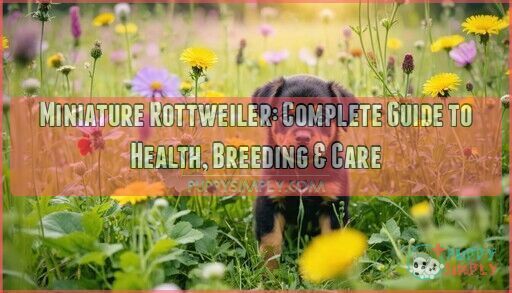 Miniature Rottweiler: Complete Guide to Health, Breeding & Care