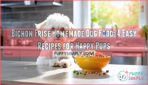 Bichon Frise Homemade Dog Food: 4 Easy Recipes for Happy Pups