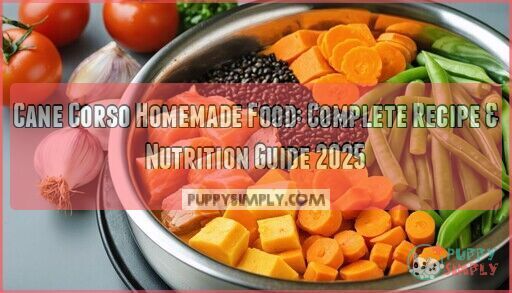 Cane Corso Homemade Food: Complete Recipe & Nutrition Guide 2025