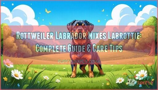 Rottweiler Labrador Mixes Labrottie: Complete Guide & Care Tips