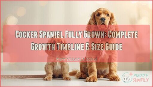 Cocker Spaniel Fully Grown: Complete Growth Timeline & Size Guide