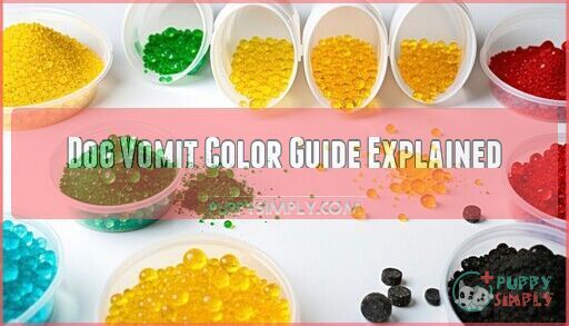 Dog Vomit Color Guide: What Each Color Means & When to Worry