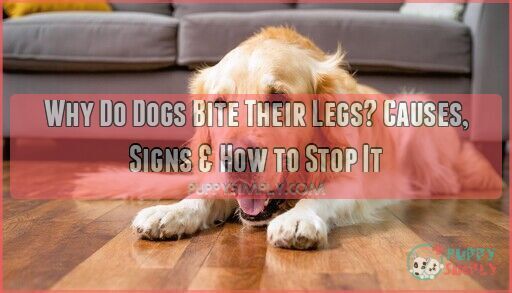 Why Do Dogs Bite Their Legs? Causes, Signs & How to Stop It