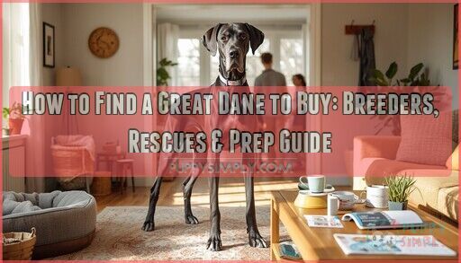 How to Find a Great Dane to Buy: Breeders, Rescues & Prep Guide