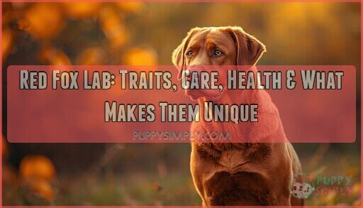 Red Fox Lab: Traits, Care, Health & What Makes Them Unique