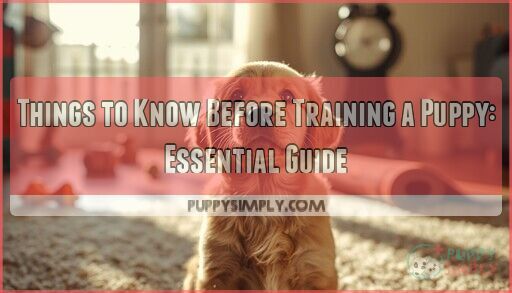 Things to Know Before Training a Puppy: Essential Guide