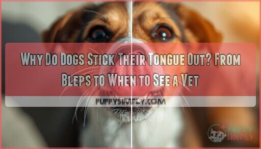 Why Do Dogs Stick Their Tongue Out? From Bleps to When to See a Vet