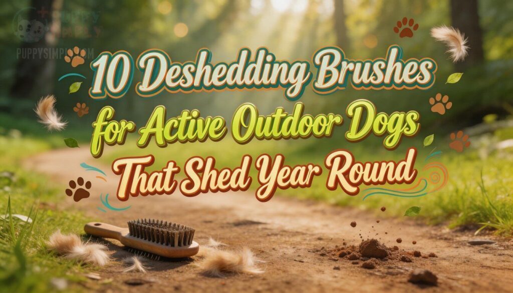 10 Deshedding Brushes for Active Outdoor Dogs That Shed Year Round