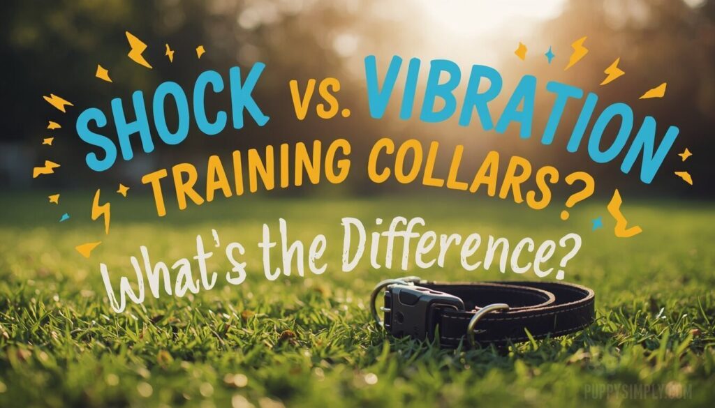Shock Vs Vibration Training Collars: What's The Difference?