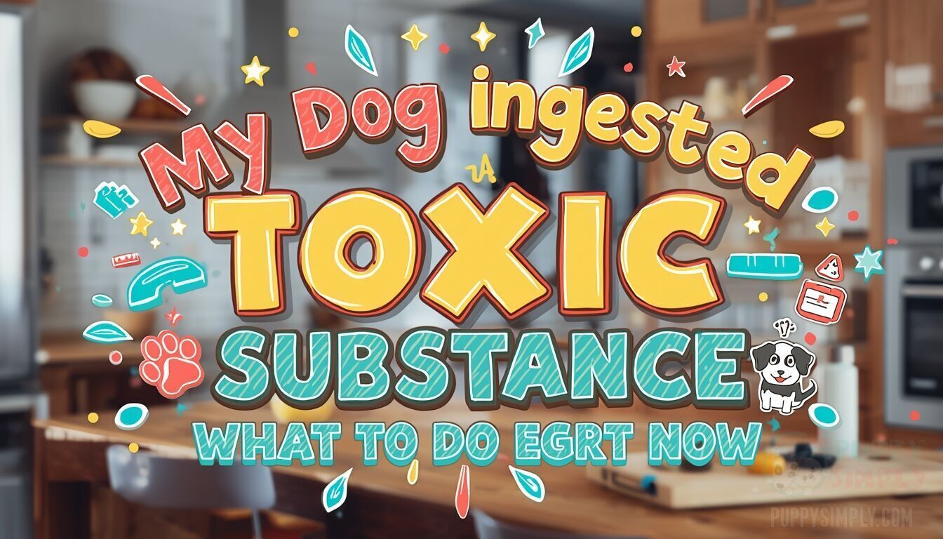 My Dog Ingested a Toxic Substance: What to Do Right Now