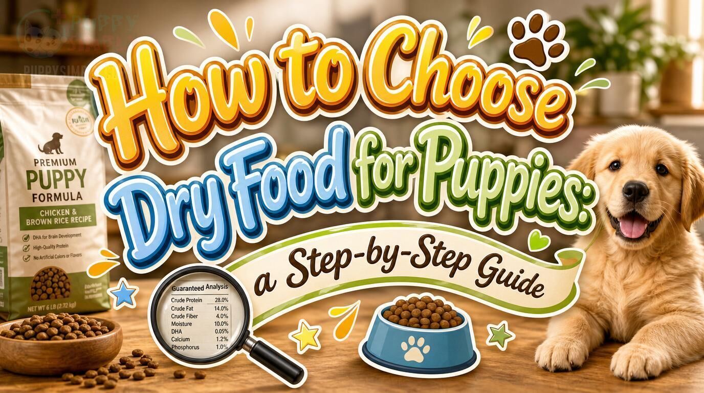 How to Choose Dry Food for Puppies: a Step-by-Step Guide
