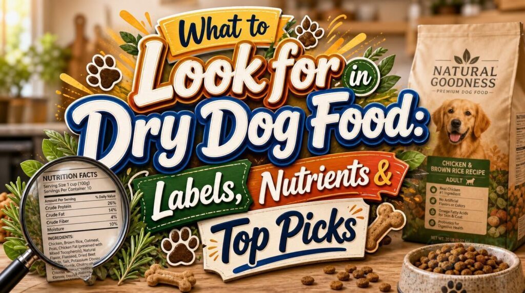 What to Look for in Dry Dog Food: Labels, Nutrients & Top Picks